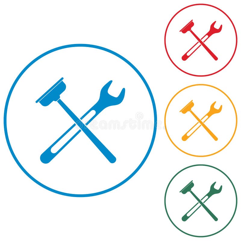 Plumbing work symbol icon stock vector. Illustration of force - 98422128