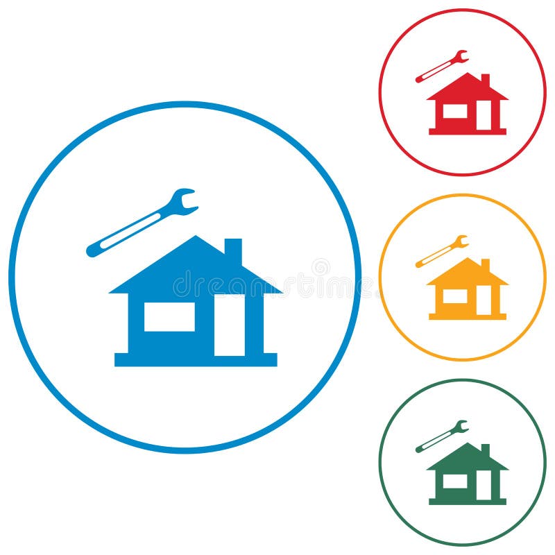 Plumbing work symbol icon stock vector. Illustration of lavatory - 98422450