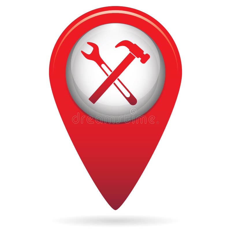 Plumbing work symbol icon stock vector. Illustration of service - 117700904