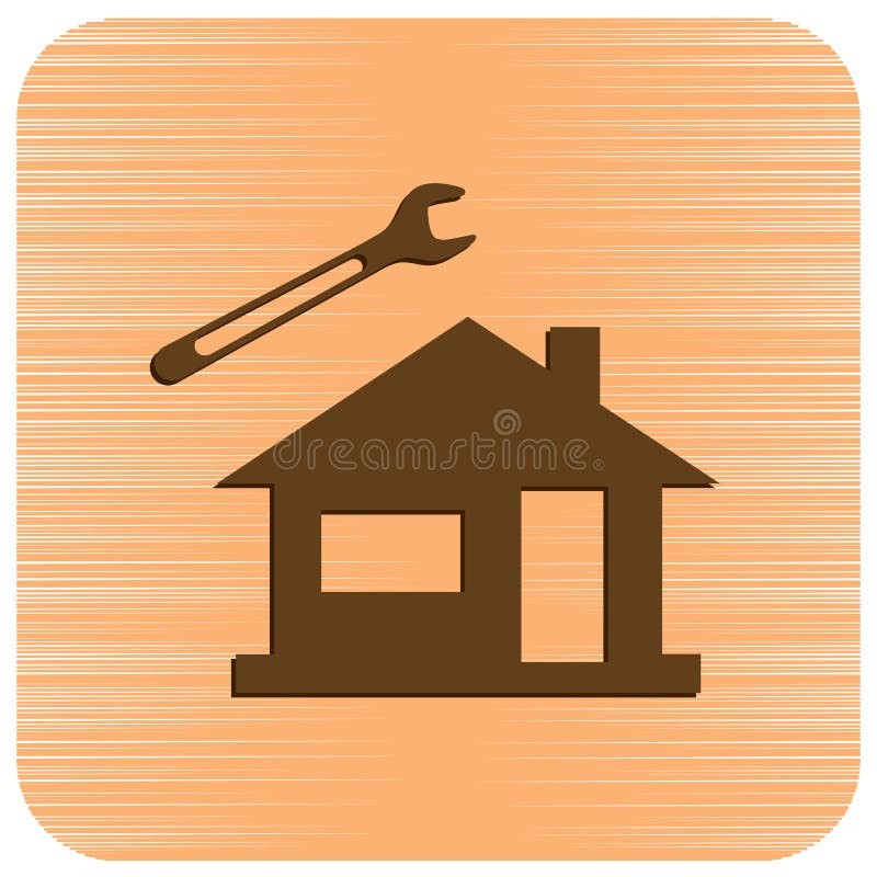 Plumbing work symbol icon stock vector. Illustration of work - 131428909