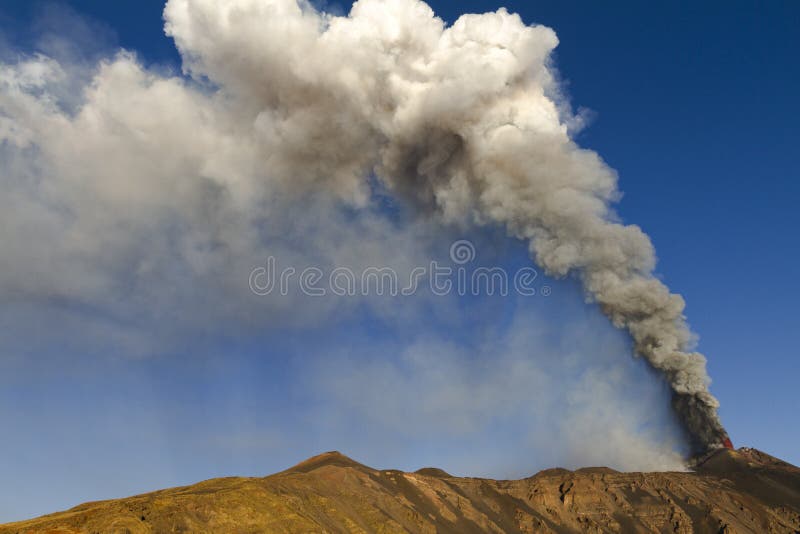 Plume ash stock image. Image of geology, fountain, volcanic - 34715037