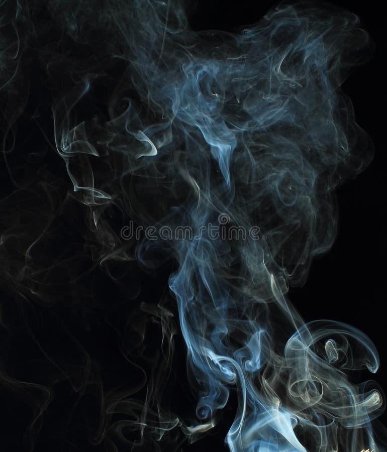 Abstract White Smoke Texture on Black Background Stock Photo - Image of ...