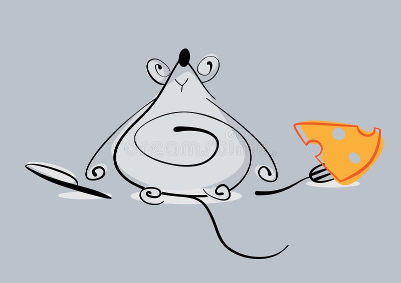 Cartoon Fat Mouse Sitting Stock Illustrations – 40 Cartoon Fat Mouse ...
