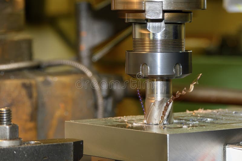 The Plunge Cutting Process on NC Milling Machine with Flat End Mill ...