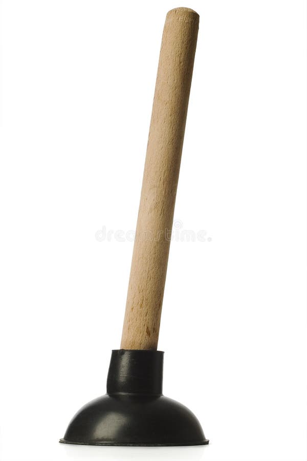 Plunger stock image. Image of clogged, isolated, plumbing - 13203275