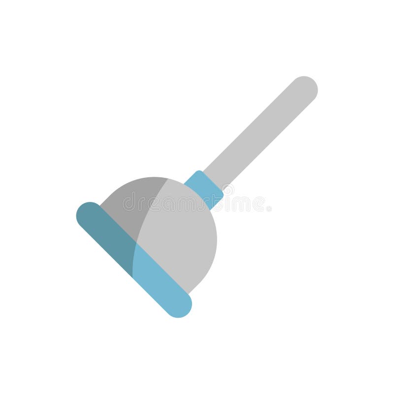 Plunger Bathroom Icon Vector Basic Design Simple and Modern Stock Illustration - Illustration of ...