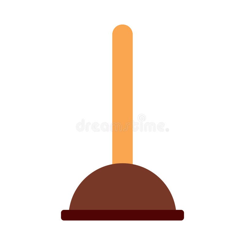 Plunger Icon stock vector. Illustration of icon, plumbing - 236966397