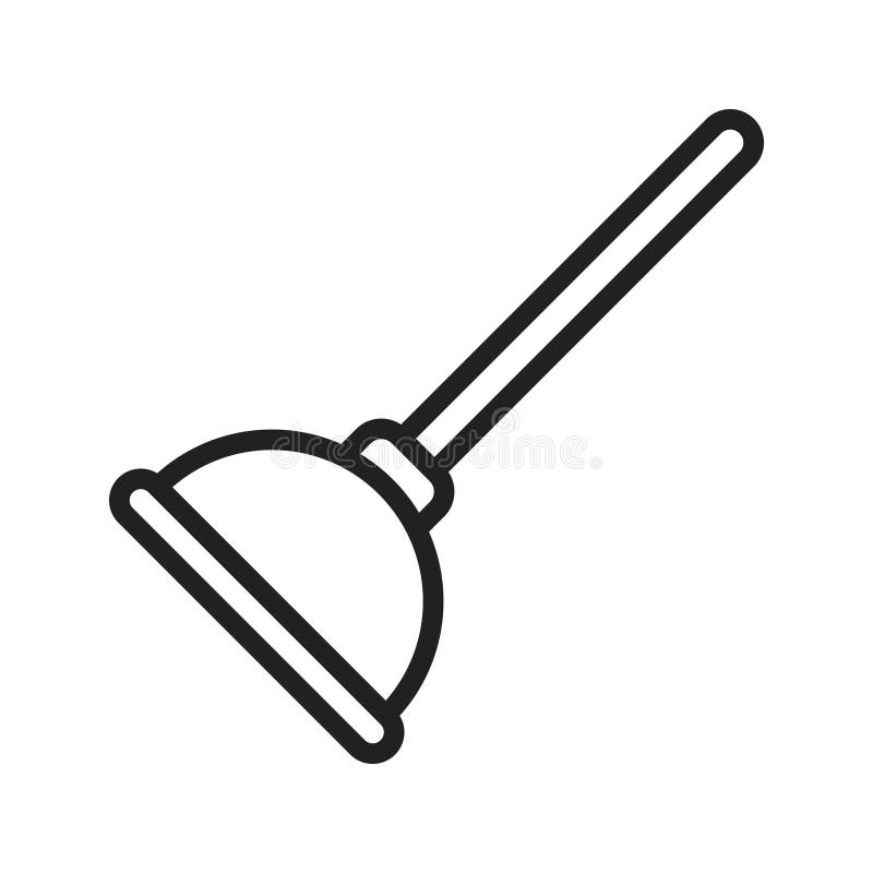 Plunger icon vector stock illustration. Illustration of isolated ...