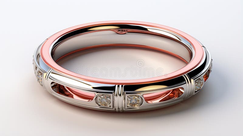 Plunger Ring on White Background Stock Illustration - Illustration of ...