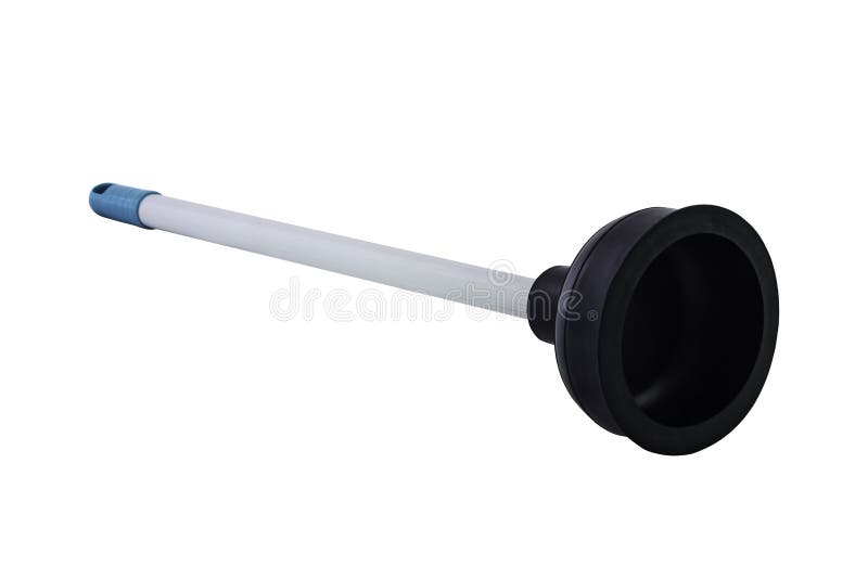 Plunger Tool for Products Isolated on White Background. the File Stock ...
