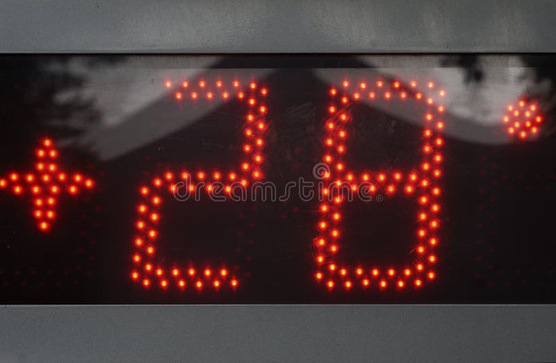 Plus 28 degrees stock image. Image of climate, technology - 22674045