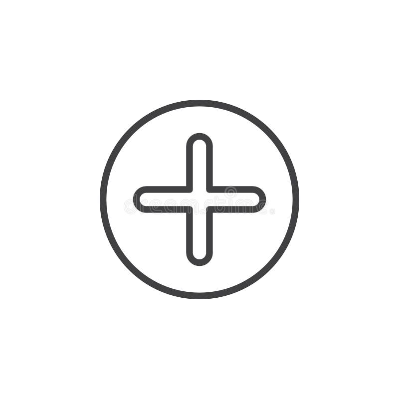 Plus Sign Line Icon Stock Illustrations – 16,738 Plus Sign Line Icon ...