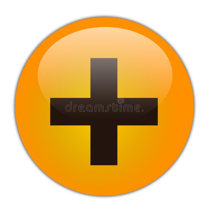 Add and subtract icon stock vector. Illustration of metal - 15480157