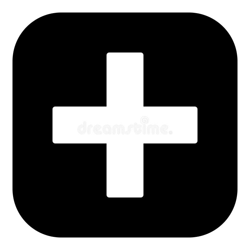 Plus and app icon stock vector. Illustration of enhance - 238371434