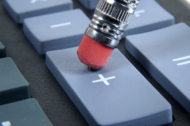 Plus Button stock photo. Image of addition, eraser, numbers - 23808