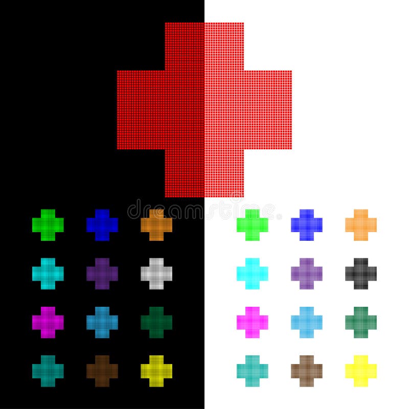 Cross Pixels Stock Illustrations – 551 Cross Pixels Stock Illustrations ...