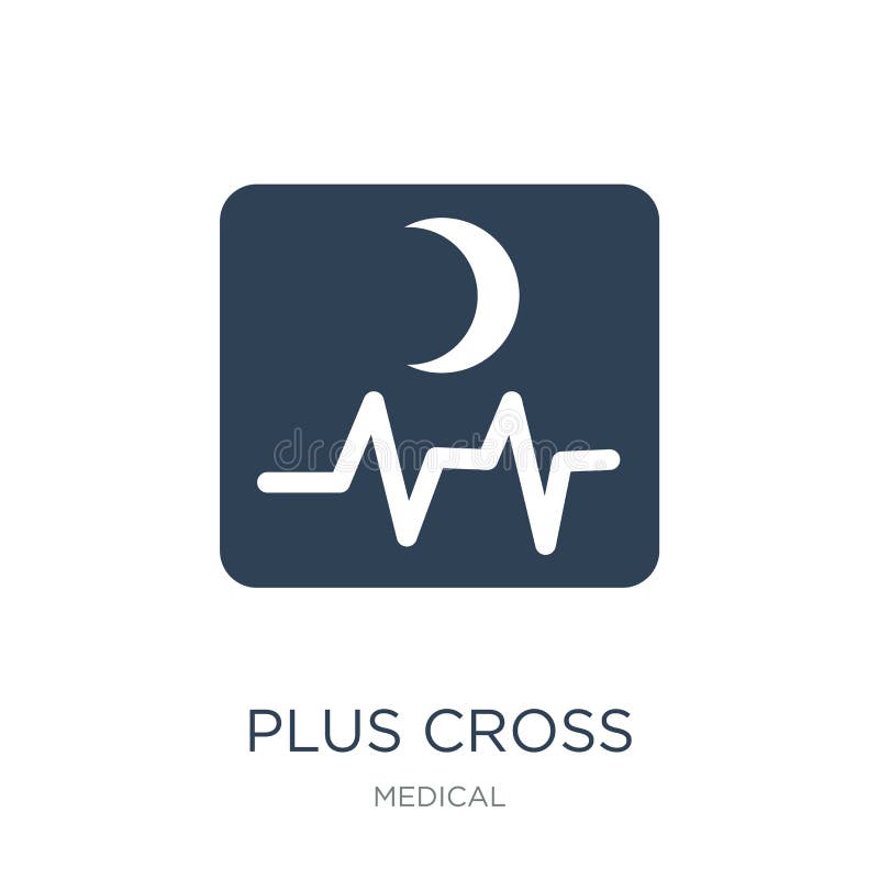 Plus Cross Icon in Trendy Design Style. Plus Cross Icon Isolated on ...
