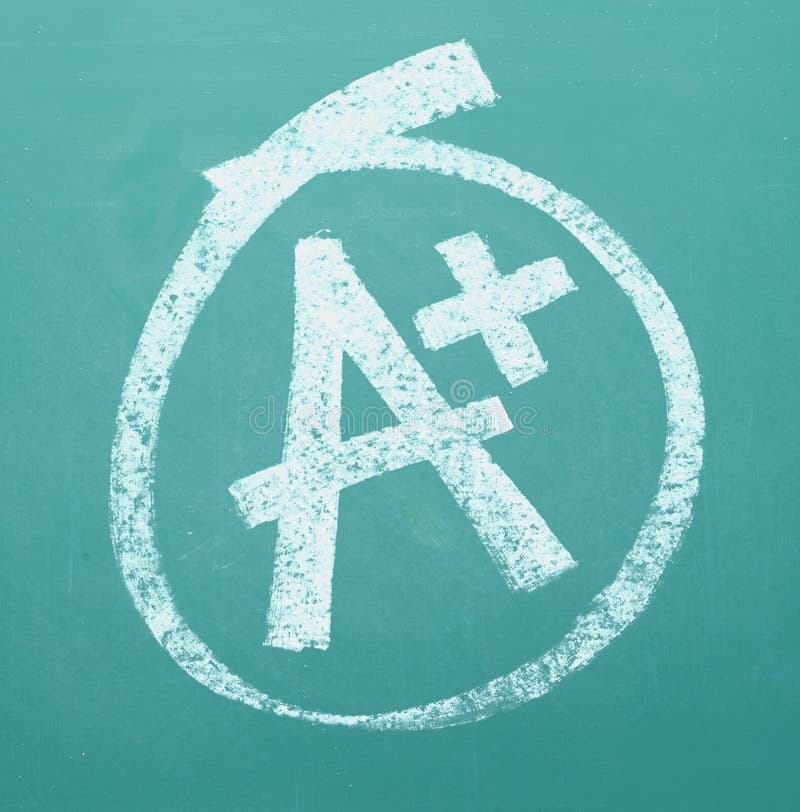 A Plus stock image. Image of frame, announcement, card - 34637907