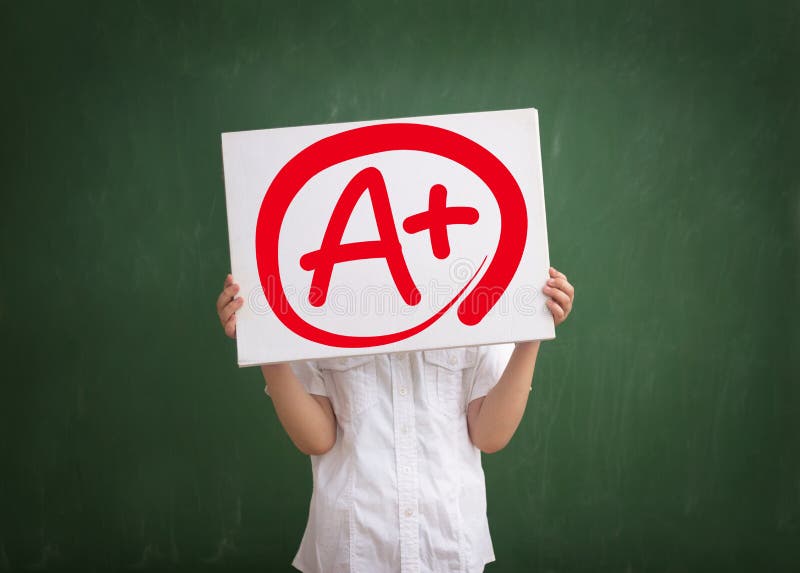 A plus grade stock image. Image of grade, back, intelligence - 59921205