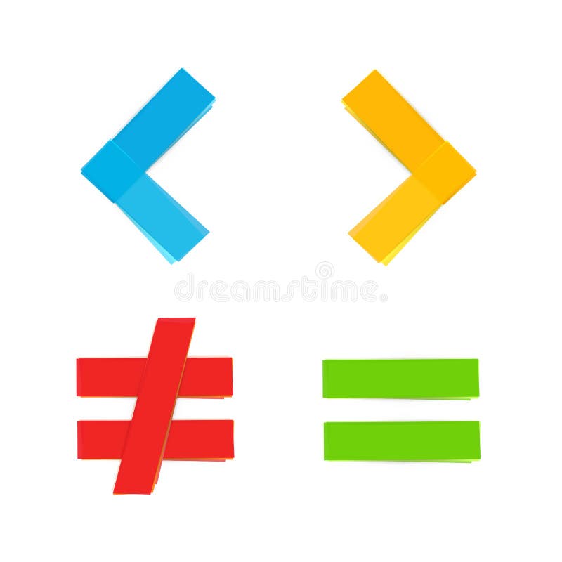 Signe mathématique de base illustration de vecteur. Illustration du ...