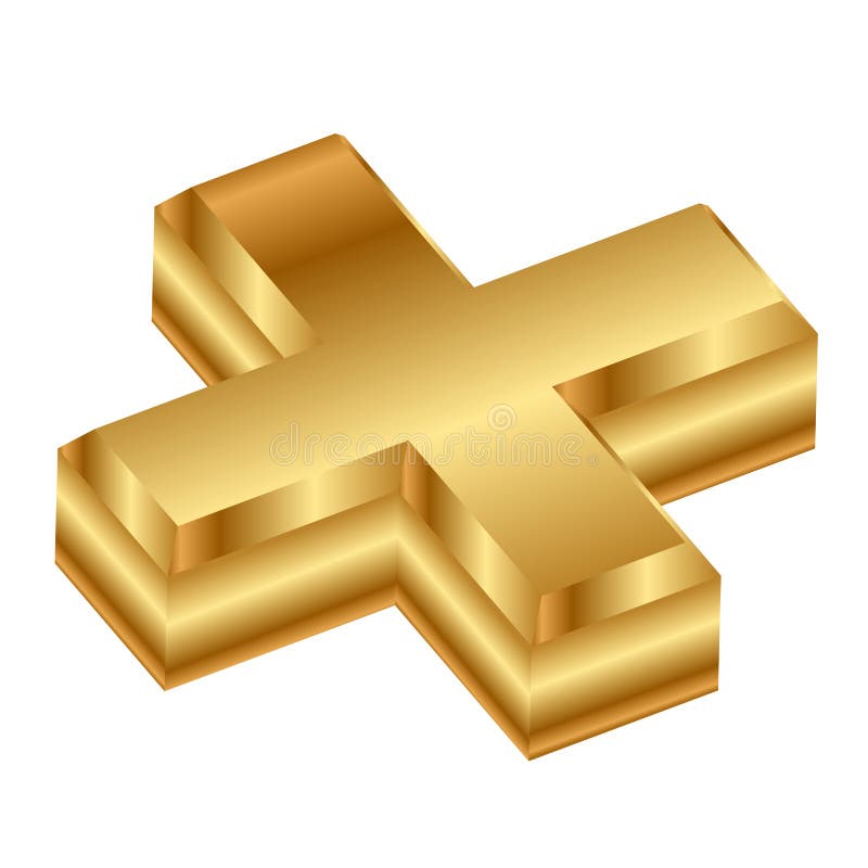 Plus icon stock vector. Illustration of sign, medicine - 27833266