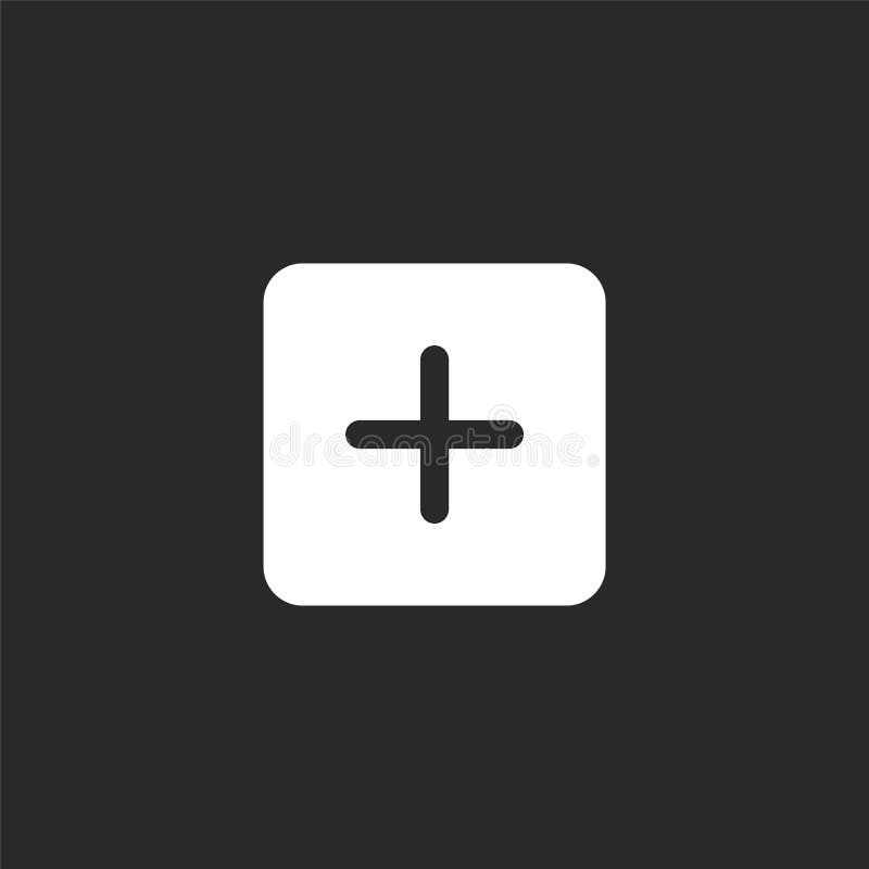 Plus Icon. Filled Plus Icon for Website Design and Mobile, App ...