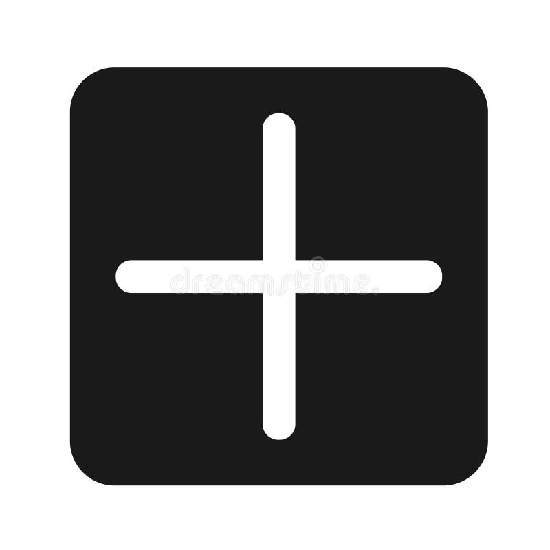 Plus Icon, Flat Illustration of Plus, Vector Icon, Add Sign Symbol â ...