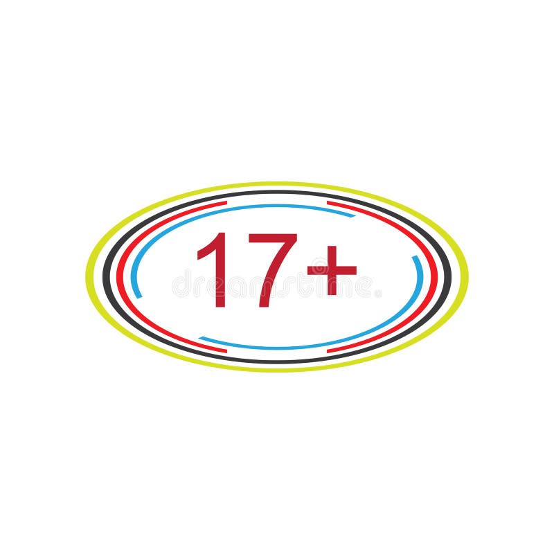 17 Plus Icon Illustration Vector Sign Symbol Stock Vector ...