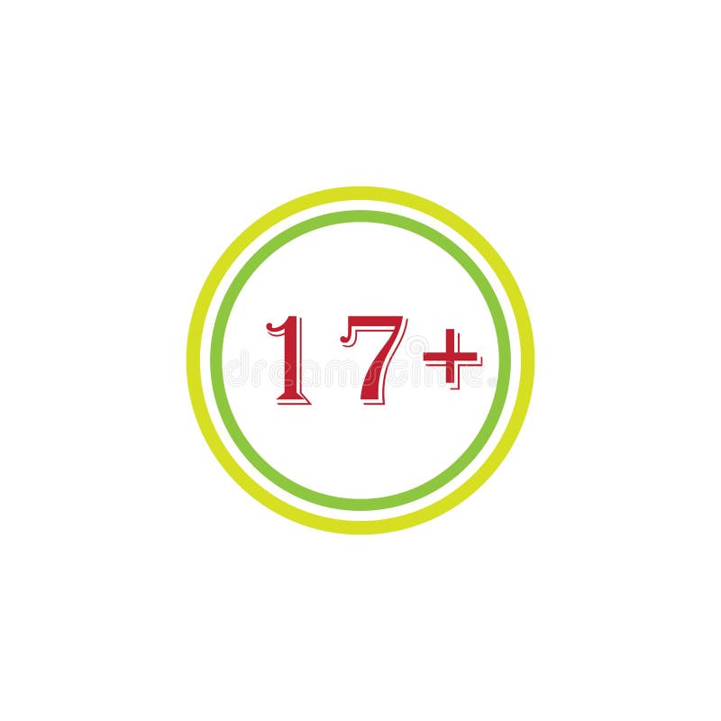 17 Plus Icon Illustration Vector Sign Symbol Stock Vector ...