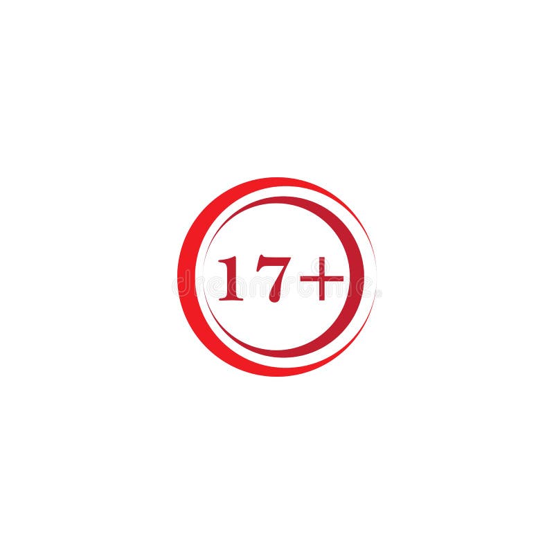 17 Plus Icon Illustration Vector Sign Symbol Stock Vector ...