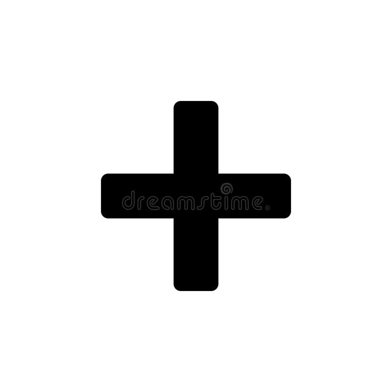 Plus Icon . Add plus icon stock illustration. Illustration of hospital ...