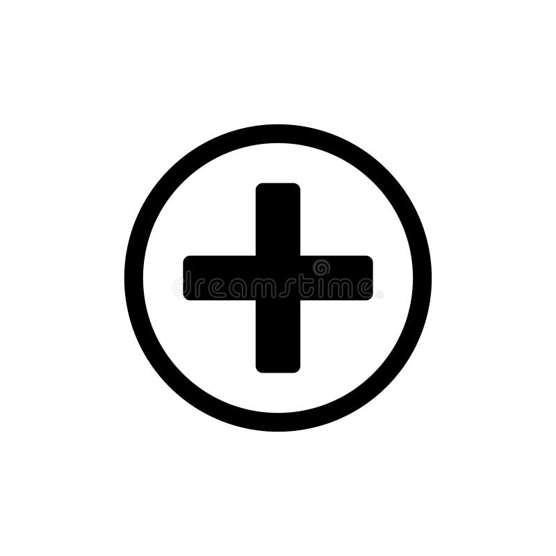Plus Icon . Add plus icon stock vector. Illustration of graphic - 279634463