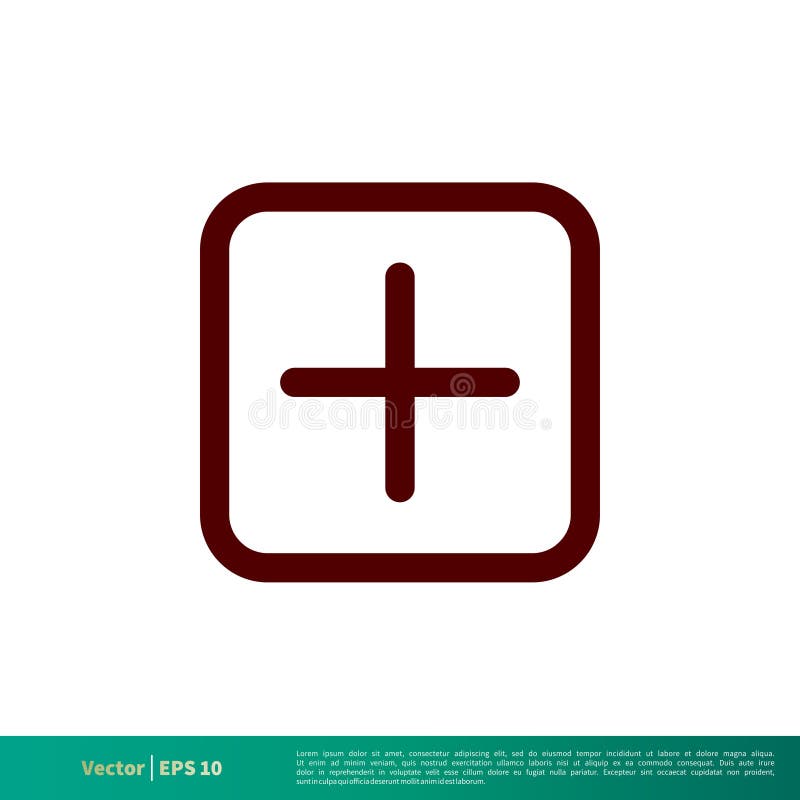 Plus Icon Vector Logo Template Illustration Design. Vector EPS 10 Stock ...