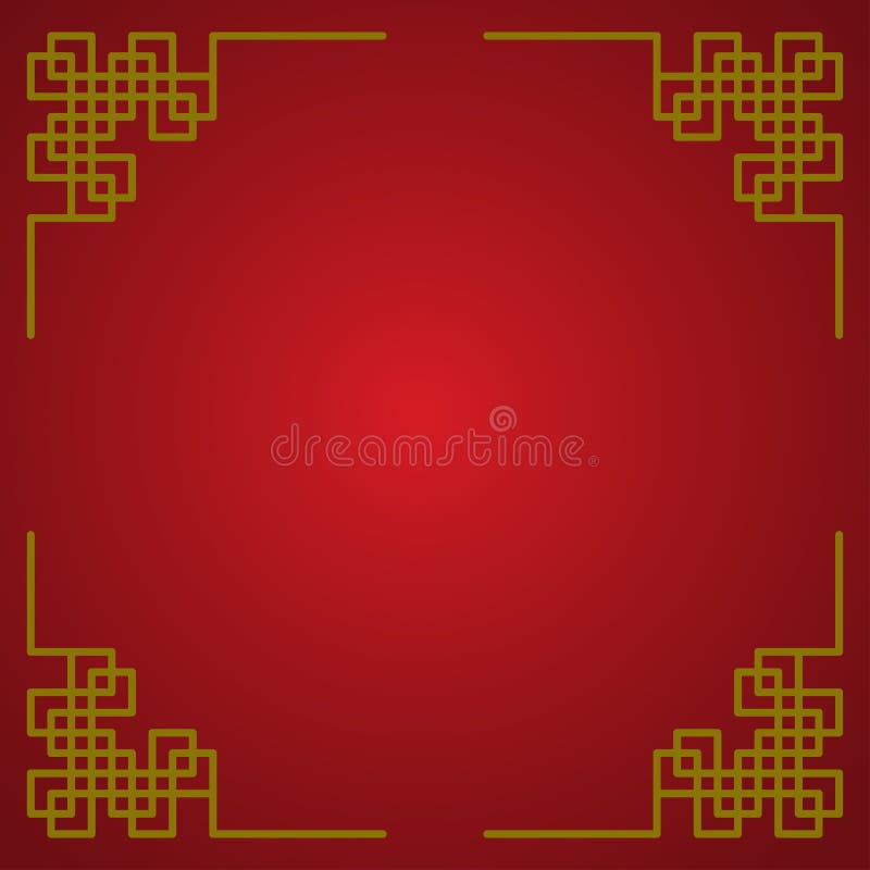 Plus large chinois d'or illustration de vecteur. Illustration of ...