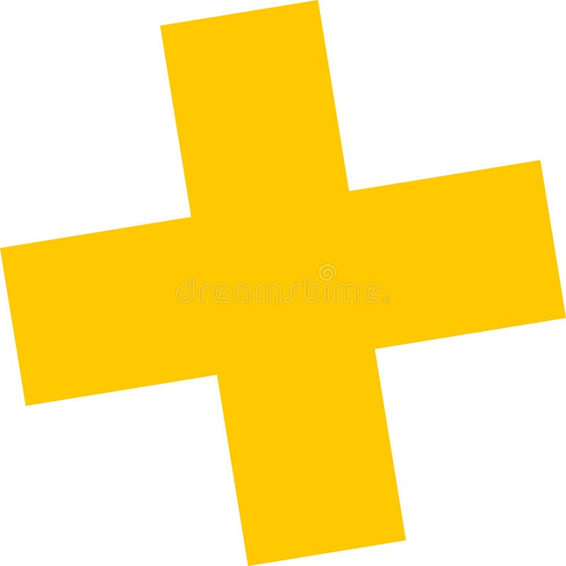 Plus Math Sign stock illustration. Illustration of plus - 353250214