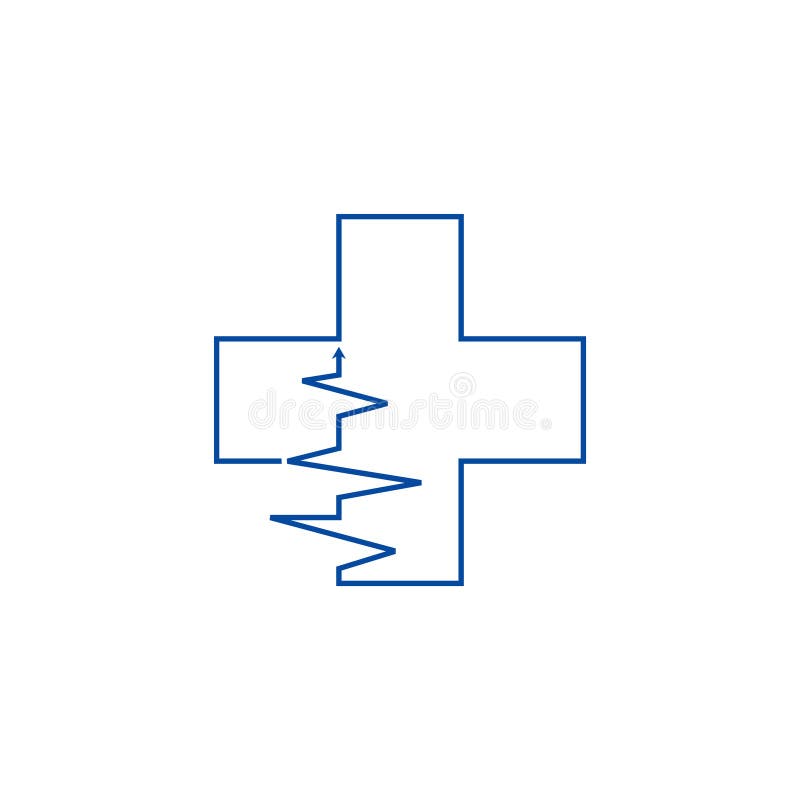 Plus Medical Arrow Up Update Progress Symbol Logo Vector Stock Vector ...