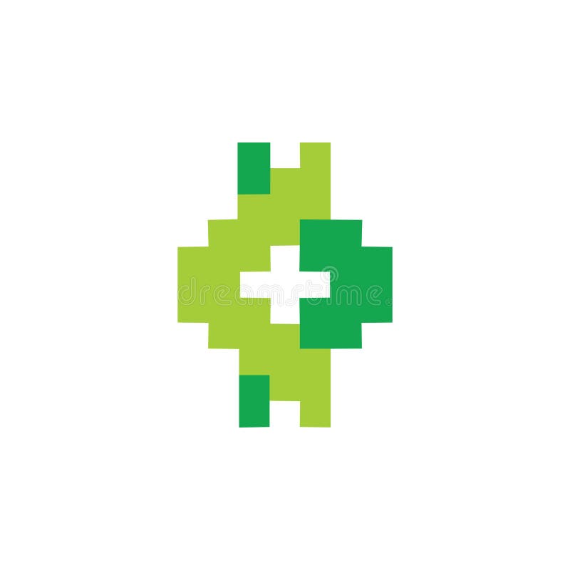 3d plus pixel icon stock illustration. Illustration of menu - 20383060