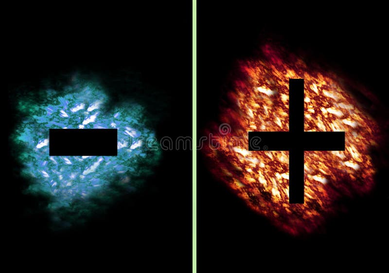 Plus Minus stock illustration. Illustration of contra - 13009561