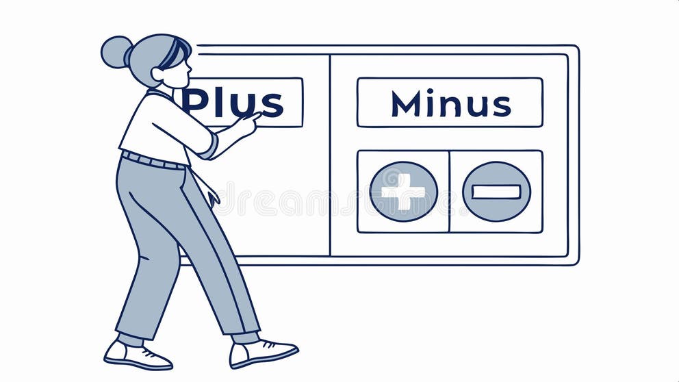 Plus Minus Buttons, Interface Elements, Math Symbols Vector Design ...
