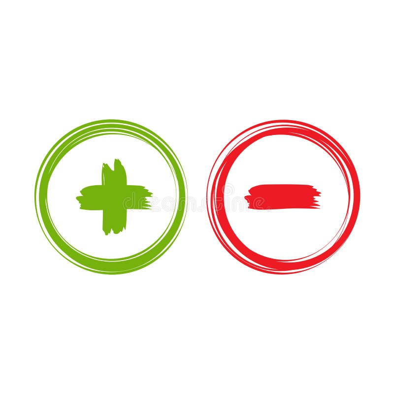 Plus and Minus Circle Flat Vector Icons Isolated on White. Add or Plus ... Plus and Minus Circle Flat Vector Icons Isolated on White. Add or Plus ...