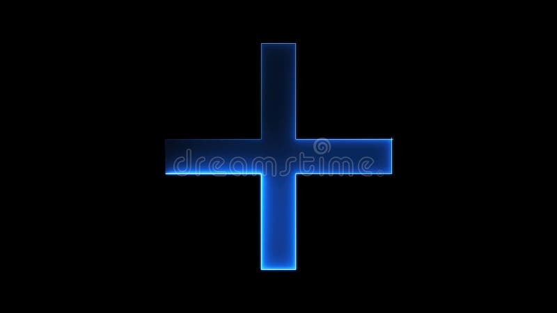 3D Animation Plus Sign Exclamation Mark Rotate Stock Vector ...