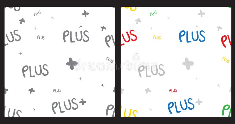 Plus seamless pattern stock illustration. Illustration of cross - 20411632