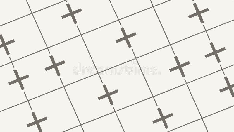 Plus Sign Cross Pattern, Simple Geometric Background Vector Design ...