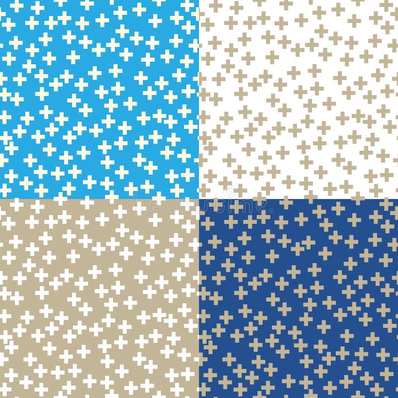 Plus Sign on Different Colored Background Stock Vector - Illustration ...