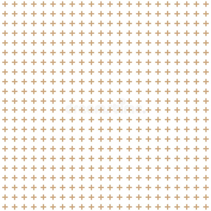 Plus Sign Pattern Seamless Background Illustration Vector Stock Vector ...