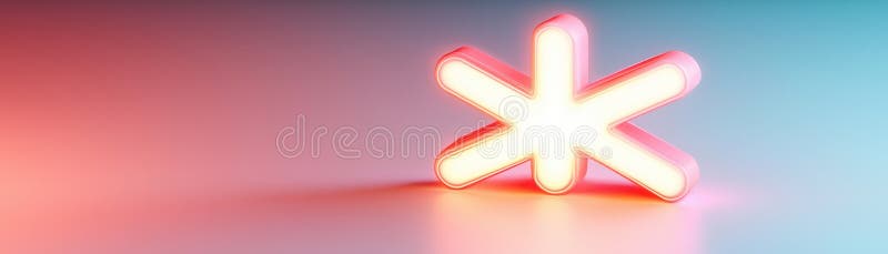 Plus Sign Symbol with a Bright Glow Minimalistic Setting Topdown View ...