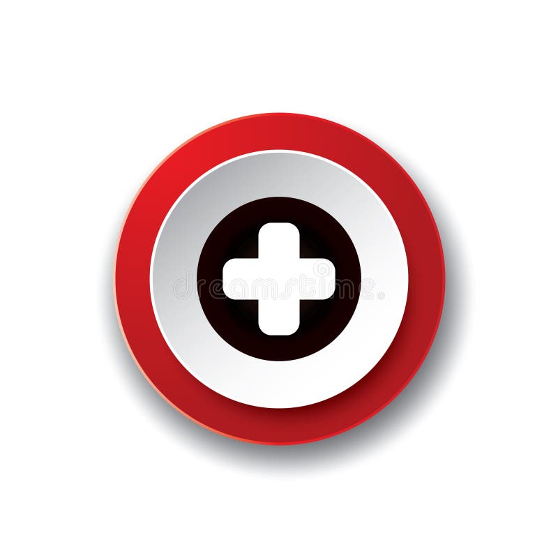 Plus Sign. Vector Illustration Decorative Design Stock Vector ...