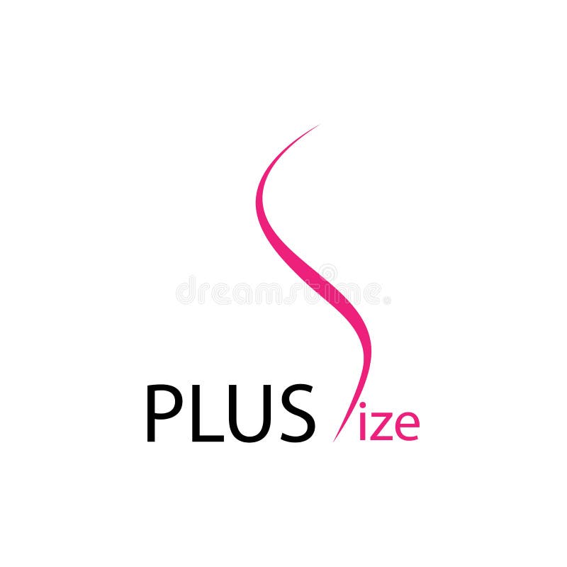 Plus Size Icon Logo Free Vector Stock Vector - Illustration of size ...