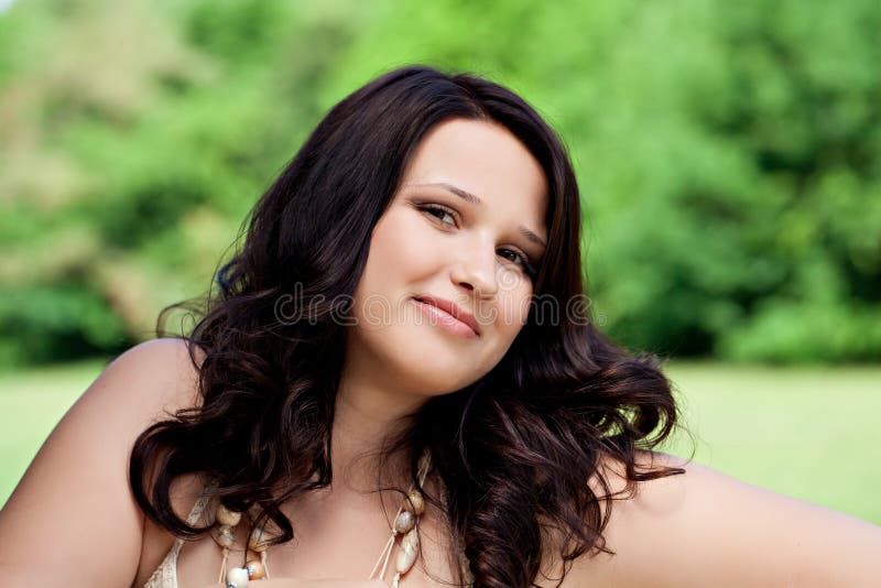Plus size model stock photo. Image of green, fashion - 25447518