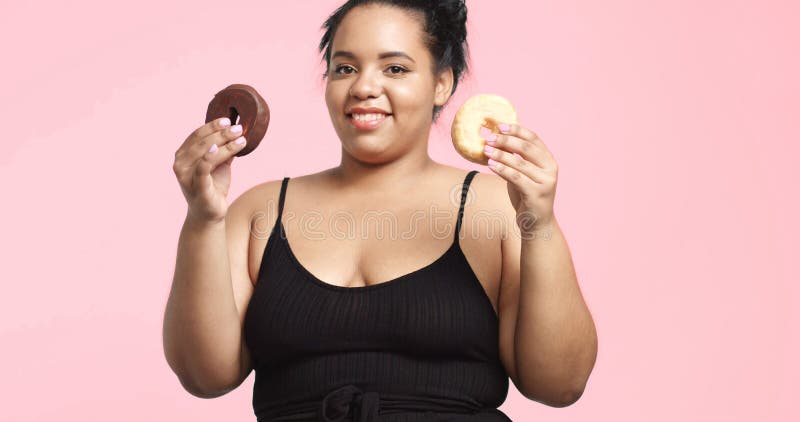 Plus Size Model in Studio Shoot Stock Image - Image of curvy, diet ...